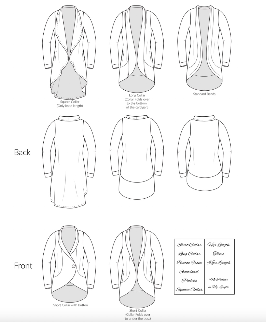 Cozy Cardigans for two – Sew Gr8ful